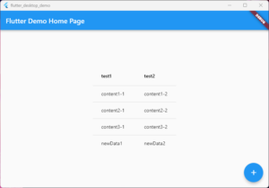Flutterでテーブルの操作 | Fsd-Geek
